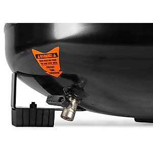 WEN Air Compressor, 6-Gallon, Oil-Free, Pancake Style (AP6092)