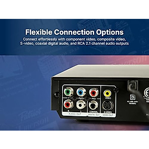 Emerson ED-8050 2.1 Channel Home Theater DVD Player and Surround Sound System with Subwoofer, HDMI Output, USB Playback, and Dual Speakers – Ideal for Immersive Movie and Music Experience