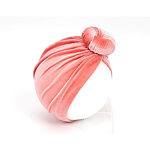 Awyjcas Newborn Baby Toddler Cotton Hat Babys Turban Kids Knotted Hat Cap Set (BB03)