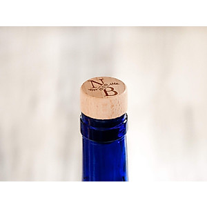 Custom Wine Stopper Personalized Party Favors Etched Wine Corks Housewarming Gift for Couple Engraved Wine Bottle Toppers Keepsake Gift Wine Gifts Personalized Wedding Gift Wine Stoppers Bulk
