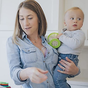 Freemie SlimFit5 Breast Milk Collection Cup Set | Sizes 25mm and 28mm Flanges Included | Each Cup Holds Up to 5oz | Hands-Free and Discreet | Pump Not Included