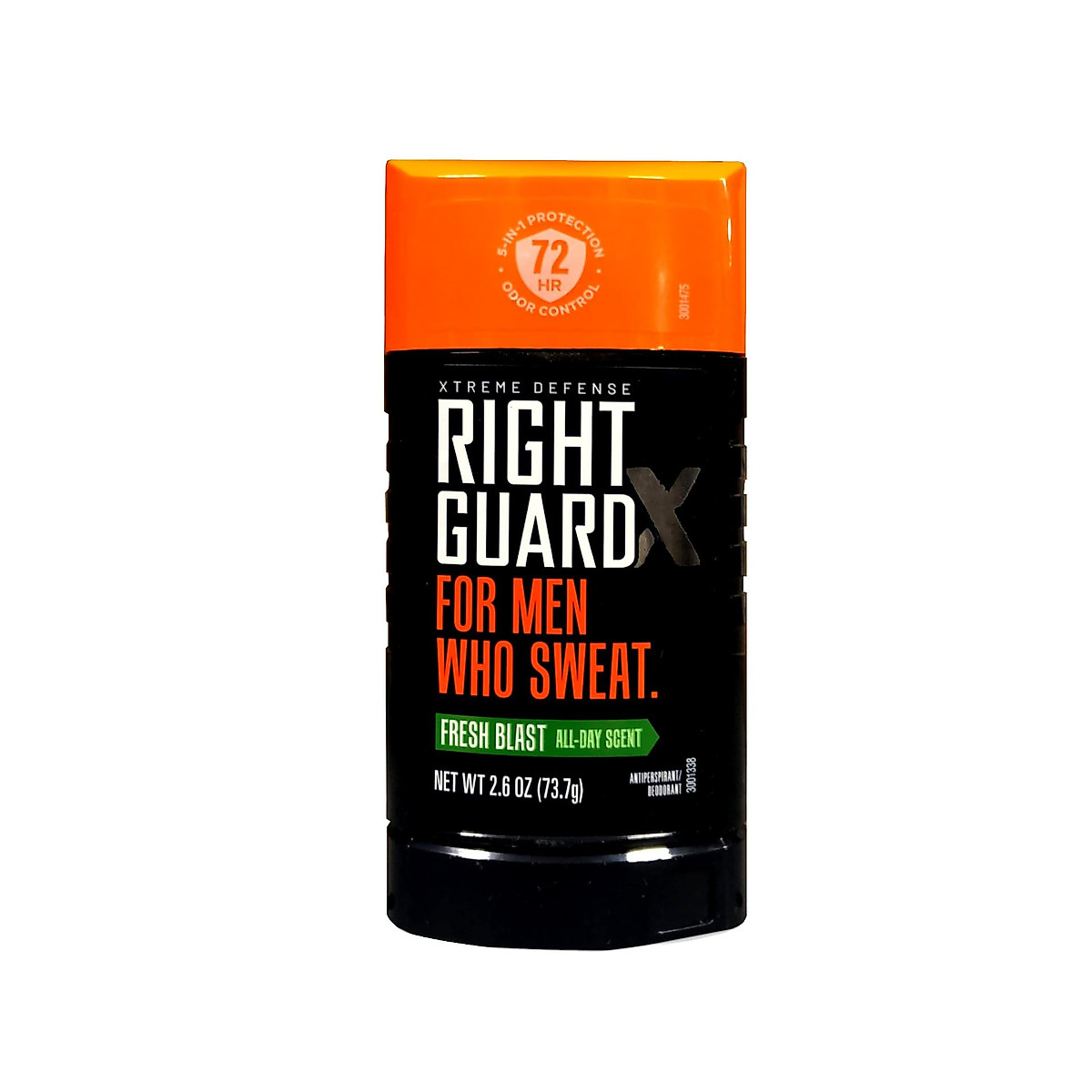 Right Guard Xtreme Invisible Solid Anti-Perspirant/Deodorant, Fresh Blast with Power Stripe for Men, 2.6 oz (Packaging May Vary)