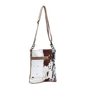 Myra Bag Stripes Cowhide Shoulder Bag S-1165