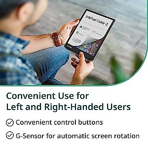 PocketBook InkPad Color 2 E-Book Reader | Enhanced 7.8'' Color E-Paper E-Ink Screen | Eye-Friendly E-Reader for Comics | SMARTlight | Audiobooks & Text-to-Speech | Bluetooth® & Built-in Speaker