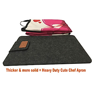 sloHEXtted Kitchen Sexy Women Funny Adult Bib Apron for Cooking BBQ Baking Grilling - Bikini Lady Comic Character Apron Party Cosplay Play Costume, Fancy Hawaii Hula Lei