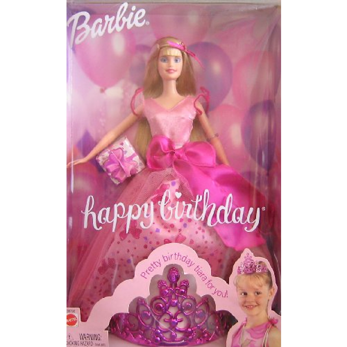 Barbie Happy Birthday Doll w Tiara for You! (2002)