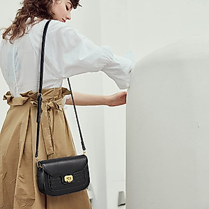 CLUCI Crossbody Bag For Women Designer Fashion Travel Purse Ladies Small Adjustable Leather Shoulder Handbag Yellow