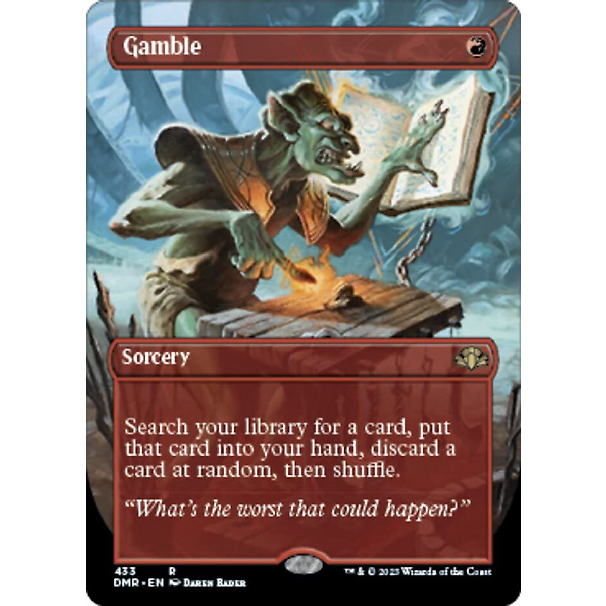 Magic: the Gathering - Gamble (433) - Borderless - Dominaria Remastered