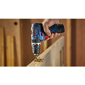 Bosch GSB12V-300B22 12V Max Brushless 3/8 In. Hammer Drill/Driver Kit with (2) 2.0 Ah Batteries