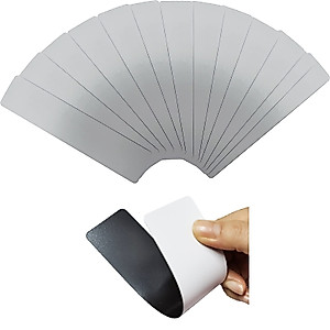 6 Pack Lockdown Magnetic Strips Easy Solution for Emergency Lockdowns High Density Magnet Security Devices for School Office Strong PVC Top Layer (White)