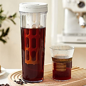 Misright Large Capacity Refrigerator Kettle Leakproof Sealed Cold Kettle Fruit Teas Cold Water-Cup Portable Coffee Extraction Cup Cold Water-Cups