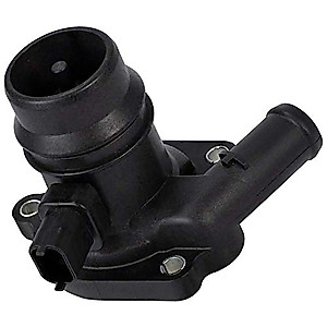 55565336 Engine Coolant Thermostat Housing Assembly with Water Inlet Fits 2013-2016 Buick Encore 2011-2016 Chevy Cruze 2012-2015 Chevy Sonic Replace 55593034 55579010 by Lucky Seven