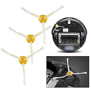 Energup Accessory for Irobot Roomba 500 600 610 620 650 Series Vacuum Cleaner, Package Includes 3Pack Filter, 3Piece Side Brushes, 1 Pack Bristle & Flexible Beater Brush, 2 x cleaning tools