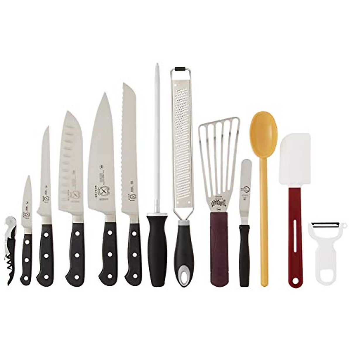 Mercer Culinary Renaissance Forged Cutlery Food Lab Kit, Black