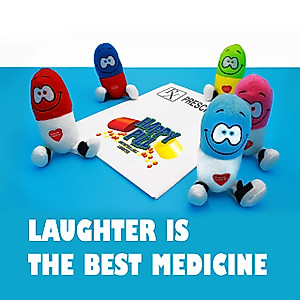 Just For Laughs Happy Pill Giggling Plush 6-Pack