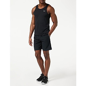 Under Armour Streaker Singlet, Black (001)/Reflective, Medium