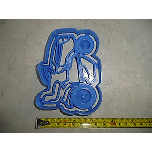 YNGLLC RIDER RIDING MOWER LAWN CARE YARD LANDSCAPING EQUIPMENT COOKIE CUTTER MADE IN USA PR4672, Blue