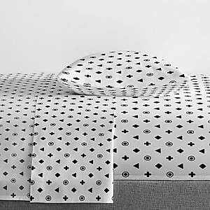 Jay Franco Game On 4 Piece Twin Bed Set - Includes Reversible Comforter & Sheet Set - Bedding Features Video Game Contoller - Super Soft Fade Resistant Microfiber