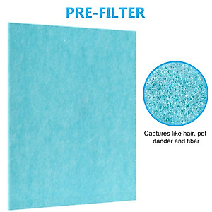 Hfunmo H13 True HEPA Replacement Filter Compatible with Life Cell 1550, FITS 1550 Model ONLY.