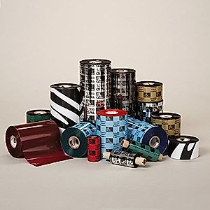 Zebra Technologies 05586GS11007 5586 Wax/Resin Ribbon, 4.3" W x 244' L, 0.5" Core (Pack of 12)