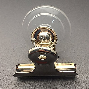 JZMYXA Suction-Cup Clip, Plastic Round Suction Cup Clip Advertising Pop Display Holder Stand Clamp Set of 8