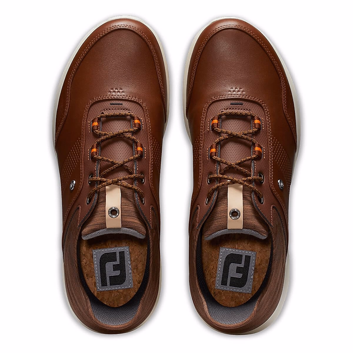 FootJoy Men's Stratos Previous Season Style Golf Shoe, Cognac/Brown, 11