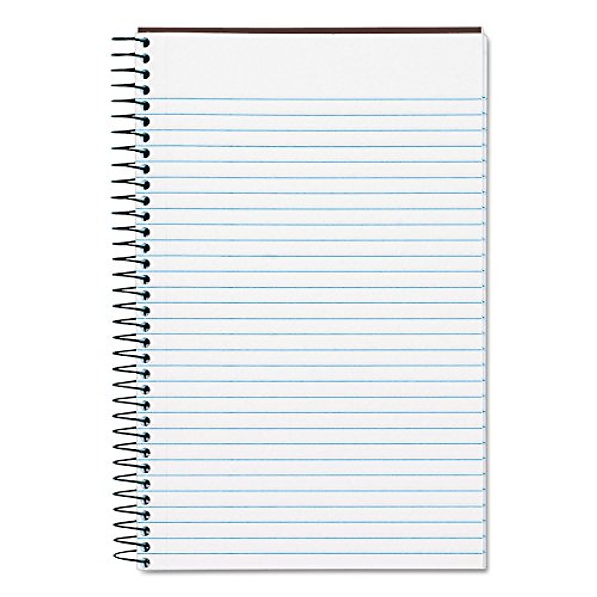 Tops 73507 Color Notebook, Graphite Cover, 8 1/2 X 5 1/2, White, 100 Sheets