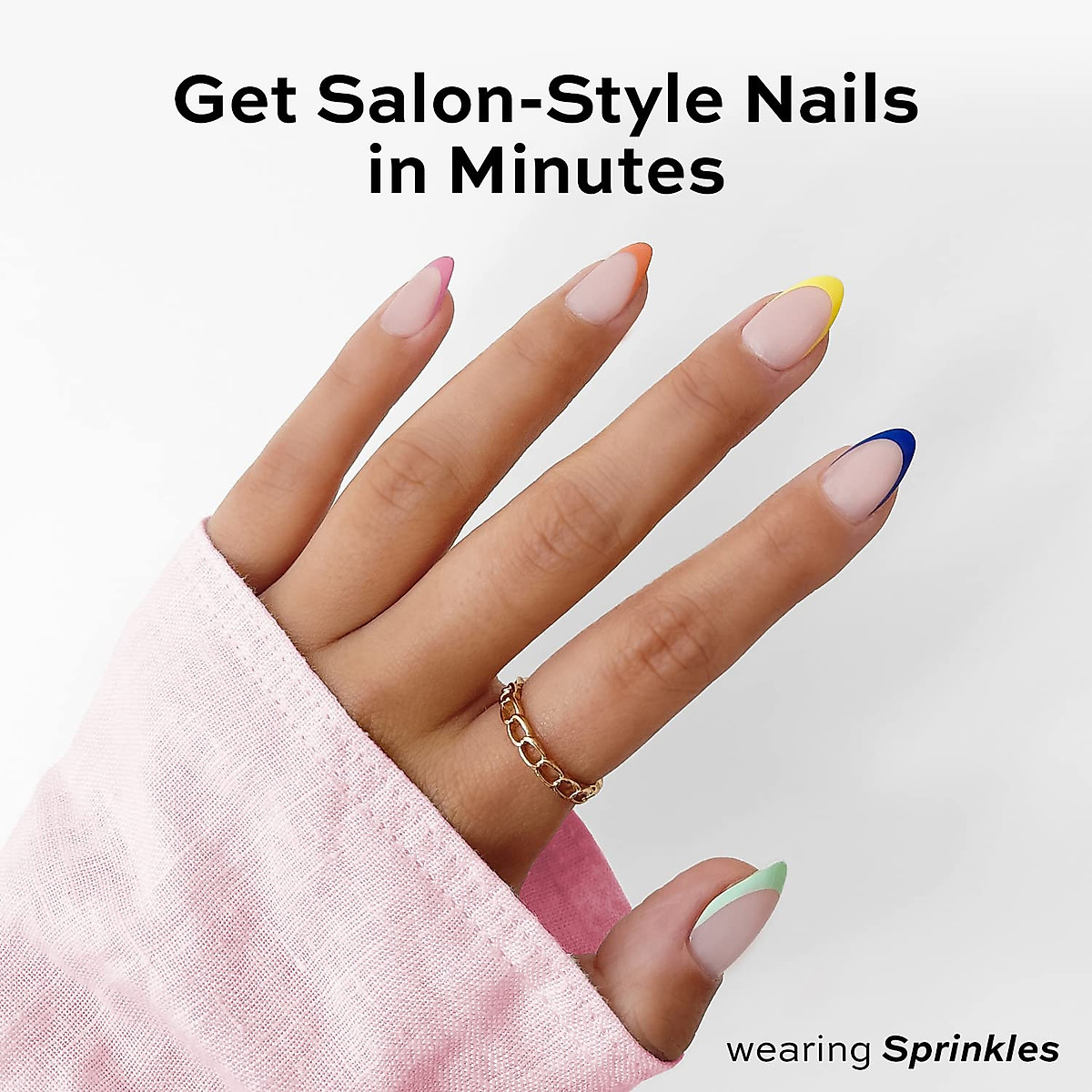 Glamnetic Brush On Nail Glue | Brush Tip Applicator, Mess Free, Travel Friendly, Vegan | Durable & Long-Lasting | .24 oz