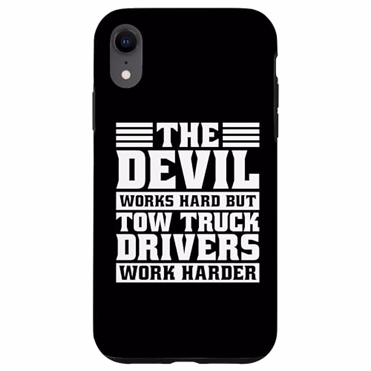 iPhone XR Tow Truck Operator Towing Thin Yellow - Tow Truck Driver Case