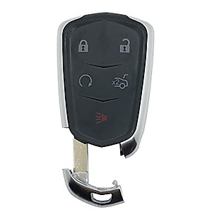 vurbemes Replacement Key Fob Cover Case fit for Cadillac SRX XT4 ATS CTS XTS Keyless Entry Key Fob HYQ2AB, HYQ2EB