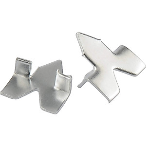 OOK Glazing Push Points, Glazier Points, Steel, Zinc Finish (45 Piece)