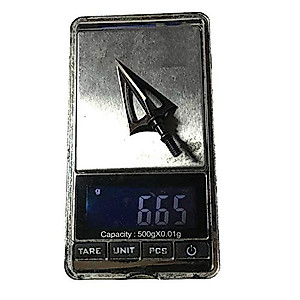 JIANZD Broadheads 100 Grain Fixed Blades Stainless Steel Hunting Broadhead Arrow Tips Pack of 6 Pcs Archery Arrow Heads for Crossbow Recurve Bow and Compound Bow