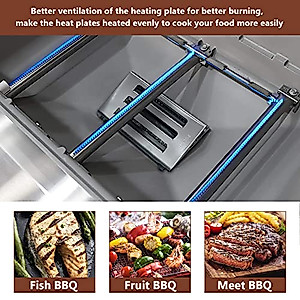 QuliMetal 67060 Heat Deflector for Spirit II 200 and Spirit II 300 Series, Model Years 2017 and Newer, 304 Stainless Steel