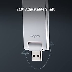 Aqara Smart Hub E1 (2.4 GHz Wi-Fi Required), Powered by USB-A, Small Size, Zigbee 3.0, Acts as a Wi-Fi Repeater (Hotspot) for up to 2 Devices, Supports HomeKit, Alexa, Google Assistant, IFTTT