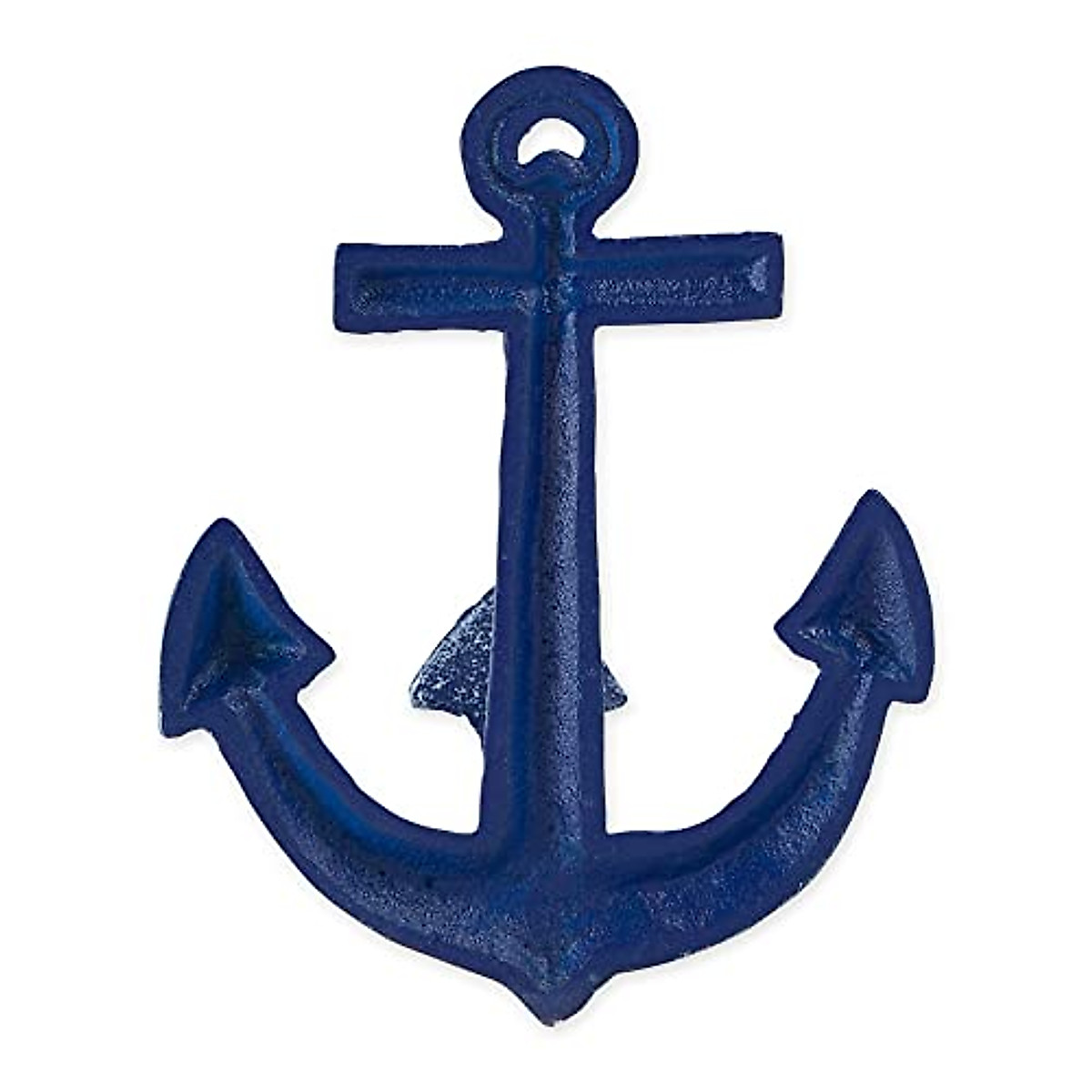 Accent Plus Blue Anchor Wall Hook