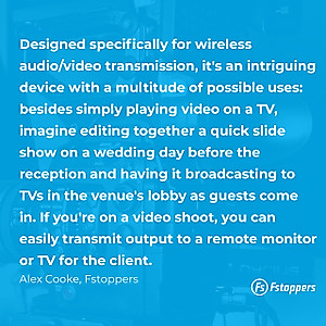 Nyrius Aries Pro+ Wireless HDMI Video Transmitter & Receiver to Stream 1080p Video up to 165ft from Laptop, PC, Cable Box, Game Console, DSLR Camera to a TV, Projector or Boardroom Screen (NPCS650)