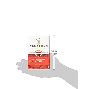Cameron's Coffee Single Serve Pods, Flavored, Toasted Southern Pecan, 12 Count (Pack of 1)