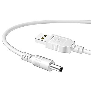 USB DC Charger Cord for LELO Gigi,Gigi 2,Mia,Mona,Mona 2,Mona Wave,Lna Wave,Ora/Ora 2,Liv/Liv 2,Lily/Lily 2,FOREO Luna Mini Facial Cleanser Replacement Power Cord FOREO Luna Series Charging Cable