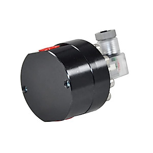 CIXIFM Micro Gear Flow Meter Petrol Liquid Flow Meter Kerosene Low Flowmeters Hydraulic Oil Diesel Fuel Flow Sensor Industrial Flow Meters Oval Gear Micro Flow Meter 0.5 ml/P 0.5~100 L/H 32Bar (M6AL)