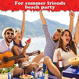 12 Packs Baseball Can Sleeves Neoprene Beer Bottle Cup Insulator Baseball Birthday Party Supplies Reusable Baseball Lovers Gifts for Hot and Cold Drinks Soda Game Party (5.1 x 4 Inch)