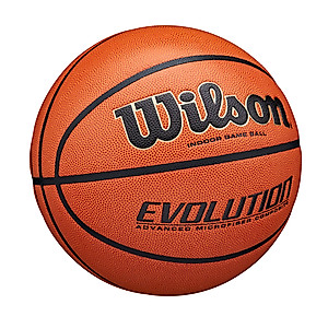 WILSON Evolution Game Basketball - Game Ball, Size 7 - 29.5"