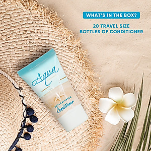 Aqua Organics Conditioner, Travel Size Hotel Amenities, 1 oz (Case of 20)