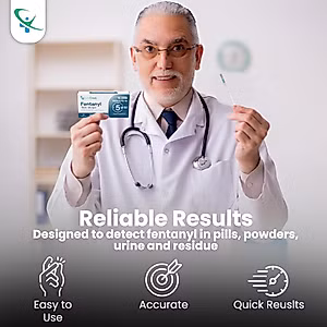Fentanyl Test Strips 10 Pack | SafeCheck Ultra Sensitive Fentanyl Test Strips for Testing Drugs | Fentanyl Testing Strips for Pills, Powders | Fentanyl Test Kit | 10ng/mL Cutoff