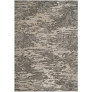 SAFAVIEH Meadow Collection 5'3" x 7'6" Grey MDW176F Modern Abstract Area Rug