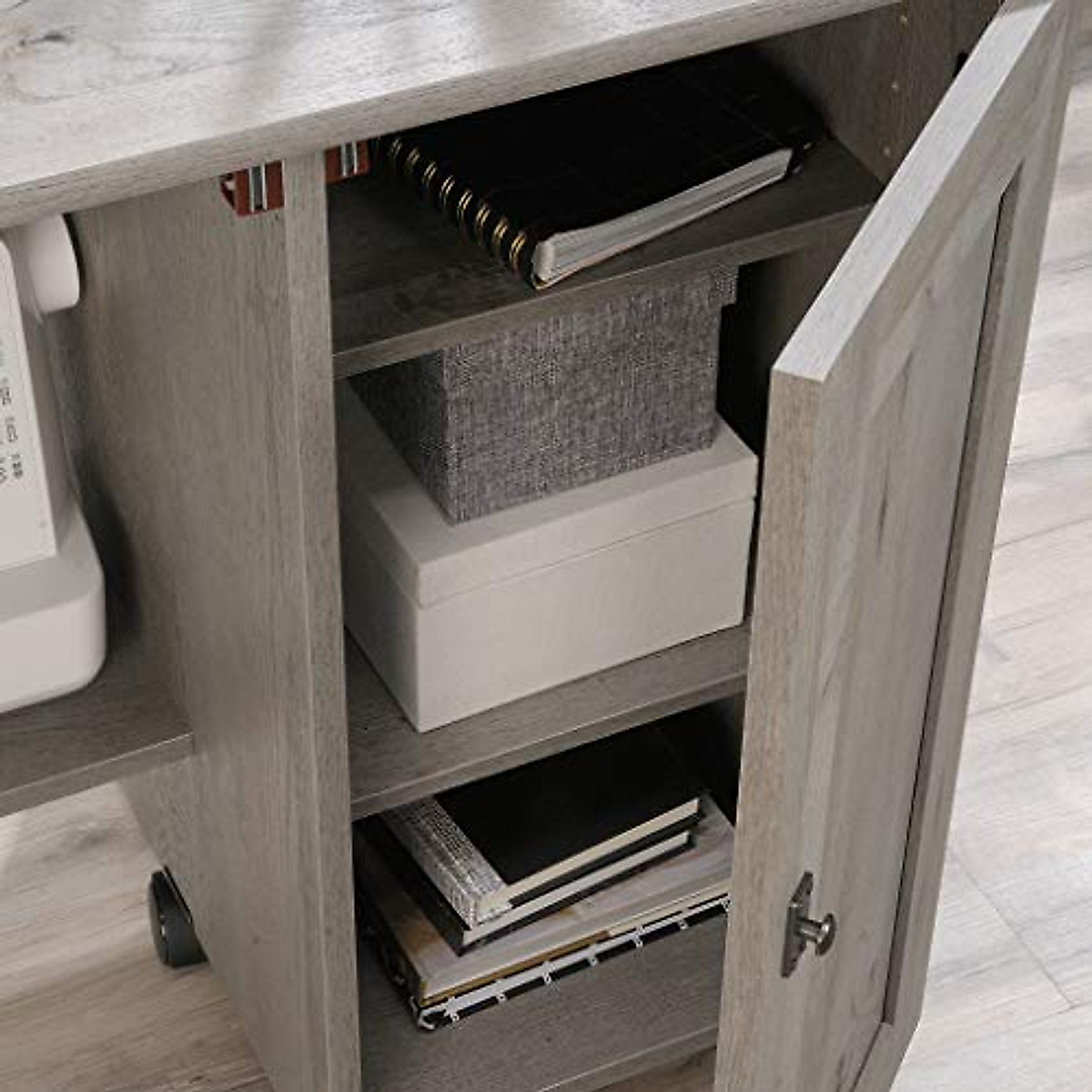 Sauder Miscellaneous Storage Sewing/Craft Cart, Mystic Oak finish