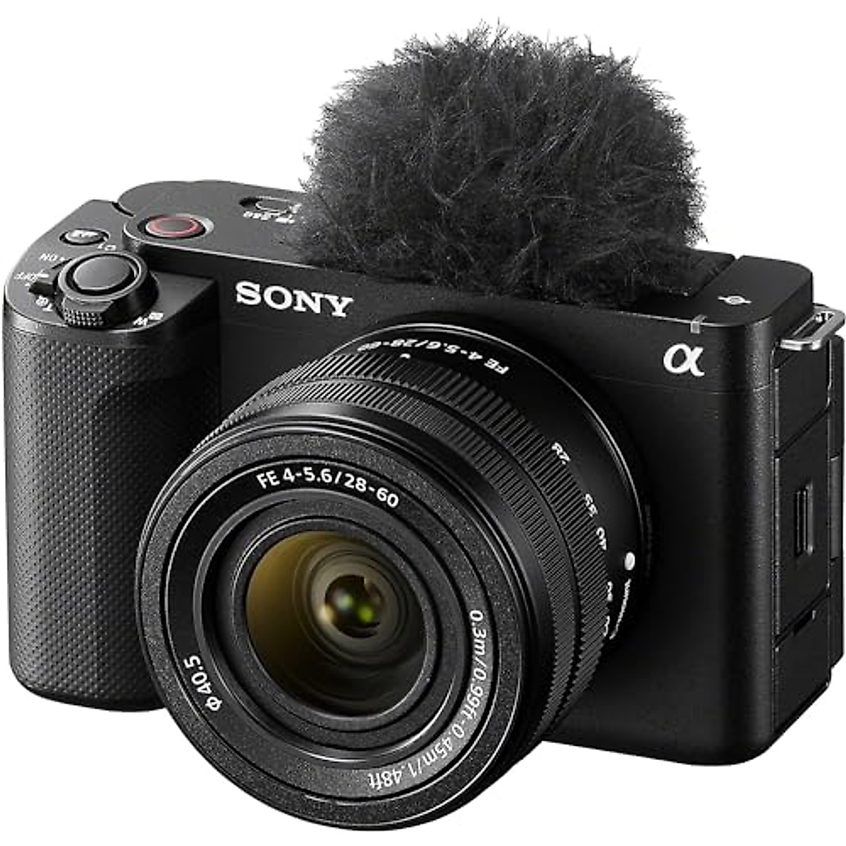 Sony Alpha ZV-E1 Full-Frame Interchangeable Lens Mirrorless Vlog Camera with 28-60mm Lens - Black Body