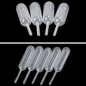 Tomnk 120pcs 4ml Plastic Cupcake Pipettes Squeeze Dropper Liquid Infuser Transfer Pipettes for Cupcakes, Strawberries