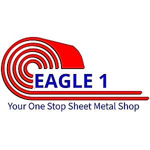 EAGLE 1 Metal Line Set Cover Kit for Mini Split and Central Air Conditioner & Heat Pump (Multiple Sizes and Colors) (6x4, White)