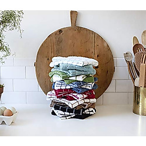 RITZ 100% Cotton Terry Kitchen Dish Towel, 25" x 15", Dew