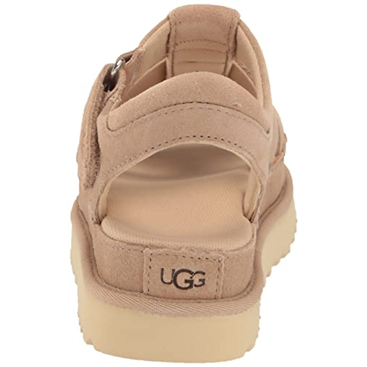 UGG Women's GOLDENSTAR Strap Sandal, Driftwood, 9